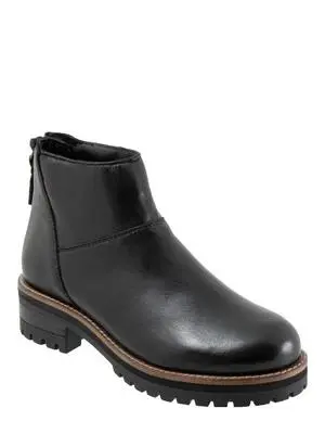 Softwalk SoftWalk® Elmhurst Leather Bootie Black