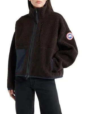 Canada Goose Simcoe Wool-blend Fleece Jacket - Terra
