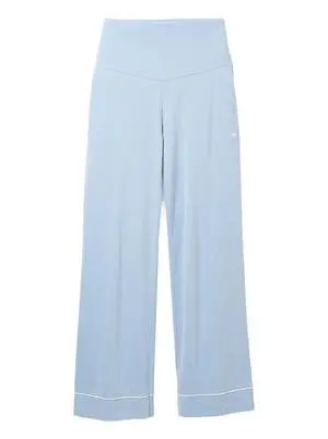 PETITE PLUME Luxe Pima Cotton Maternity Pants - Periwinkle