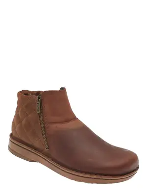 Naot Naot Sintra Zip Bootie Cognac/ Antique Brown