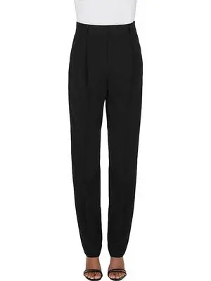Emporio Armani Enver Satin Trousers - Solid Black