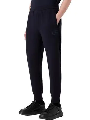 Emporio Armani Essential Ea Recreate Jersey Jogger Pants - Navy Blue