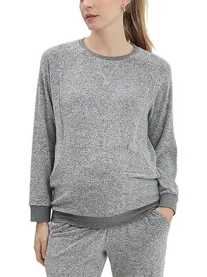 NOM MATERNITY Nursing Sweatshirt Grey