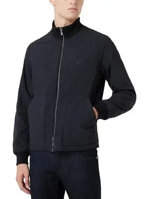 Emporio Armani Essential Reversible Full Zip Jacket - Navy Blue