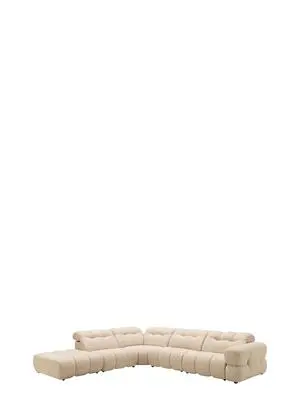 CHATEAU D'AX Marcella 5 Piece Power Sectional - W Wheat