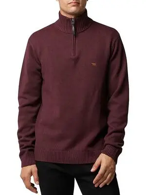 Rodd & Gunn Rodd & Gunn Merrick Bay Quarter-Zip Sweater Port