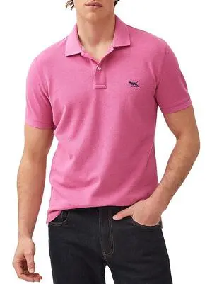 Rodd & Gunn The Gunn Slim Fit Polo Shirt - Flamingo