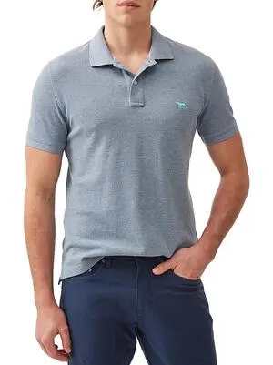 Rodd & Gunn The Gunn Slim Fit Polo Shirt - Steel Blue