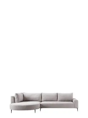 CHATEAU D'AX Giacomo 2-piece Sectional - X Grey