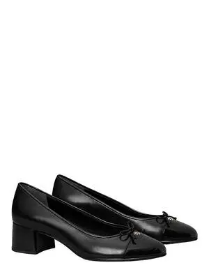 Tory Burch Bow Ballet High Heel Pumps Perfect Black