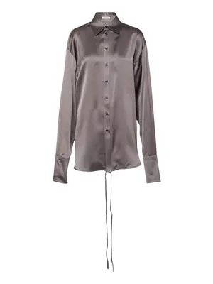 PETER DO Peter Do Satin Wrap Blouse