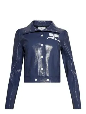 COURRÃ¨GES Courrèges Vinyle Reedition Jacket Dusk Blue