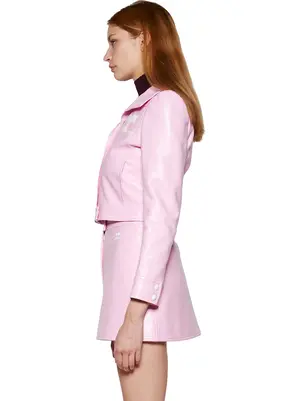 COURRÃ¨GES Courrèges Vinyle Reedition Jacket Rose