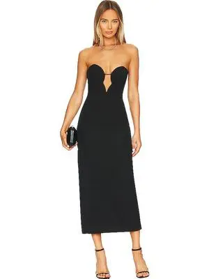 Bardot Eleni Midi Dress - Black