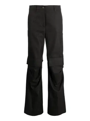 P.a.r.o.s.h Straight-leg Cargo Trousers - Grey