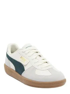 PUMA Palermo Leather Sneaker - Warm White-green Terrain