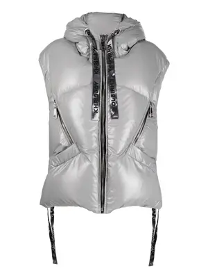 Khrisjoy Hooded Padded Gilet - Grey