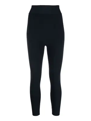 P.a.r.o.s.h High-waisted Elasticated-waistband Leggings - Blue