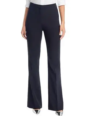 BOSS Tuleah Wool Flare Pants - Black