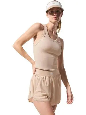 Alo Yoga Goddess Ribbed Tank Top - Macadamia