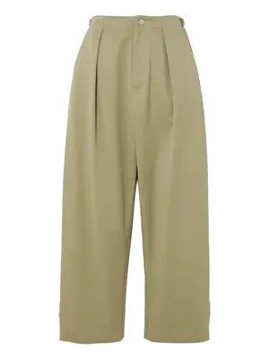 Burberry Cotton Tapered Trousers - Neutrals