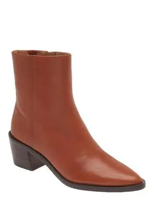 Madewell The Darcy Leather Ankle Boots - Warm Cinnamon