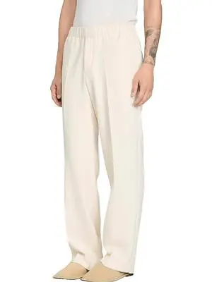 Sandro Wide Leg Trousers - Ecru