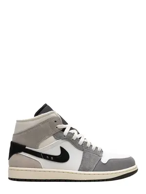 JORDAN Air 1 Mid Se Craft Cement Sneakers - Grey