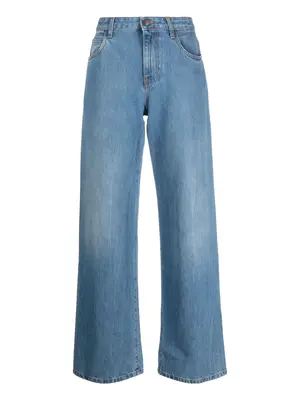 THE ROW Eglitta Straight-leg Jeans - Blue