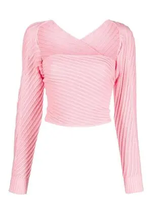 Gimaguas Marianne Mangas Ribbed-knit Jumper - Pink