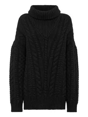 PHILIPP PLEIN Skull & Bones Cable-Knit Jumper