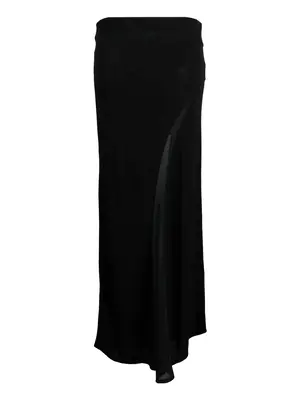 CALVIN KLEIN Draped High-Waist Maxi Skirt
