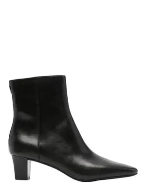 Ralph Lauren Willa Burnished 55mm Leather Boots - Black