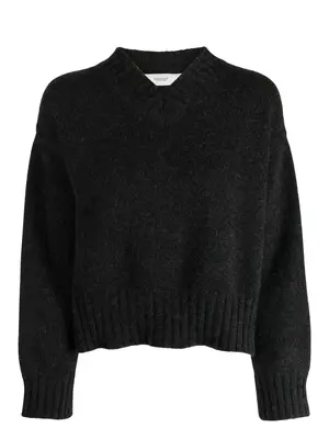 Pringle Of Scotland V-neck Cashmere Jumper - Grey