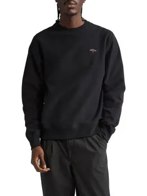 NOAH Noah Classic Cotton Crewneck Sweatshirt Black