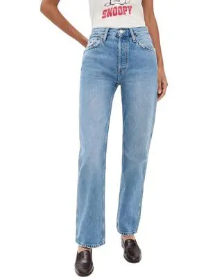 RE/DONE 90s High-rise Loose Jeans - Worn Blue