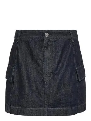 Ag X Emrata Colombo Cargo Miniskirt - Blue