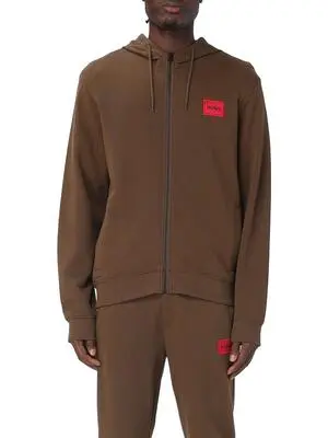 Hugo Full Zip Sweatshirt - Brown
