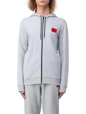 Hugo HUGO Full Zip Sweatshirt Grey
