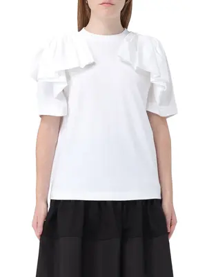 Alexander McQueen Draped T-shirt - White