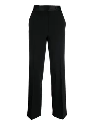 Antonelli Firenze Asymmetric Tailored Trousers - Black