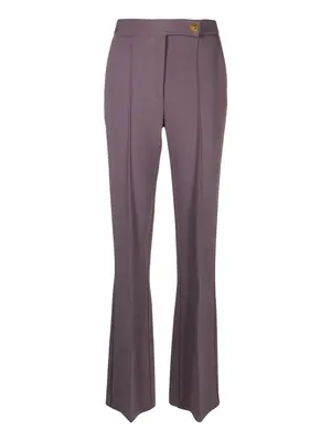 Elisabetta Franchi Seam-detailored Trousers - Purple