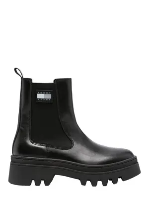 Tommy Hilfiger 40mm Chelsea Boots - Black