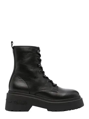 Tommy Hilfiger 60mm Chunky Boots - Black
