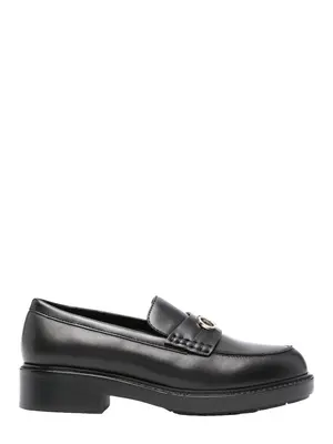 Calvin Klein 35mm Leather Loafers - Black