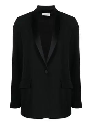 Antonelli Firenze Shawl-lapel Single-breasted Blazer - Black