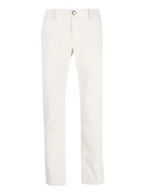 Jacob Cohen Bobby Corduroy Chino Trousers - Neutrals