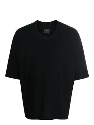 Issey Miyake Short-sleeve Cotton T-shirt - Black