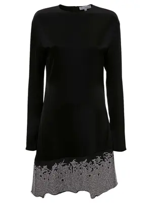 JW Anderson Glitter-detail Minidress - Black