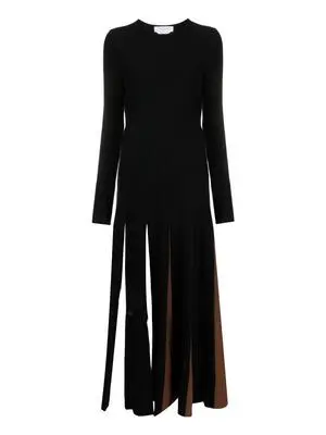 GABRIELA HEARST Pleat-Detailing Wool Dress